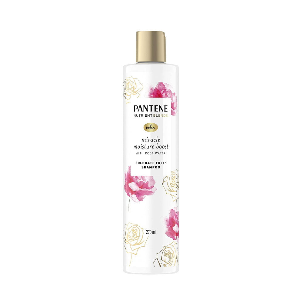 Pantene Pro-V Nutrient Blends Miracle Moisture Boost Shampoo with Rose ...