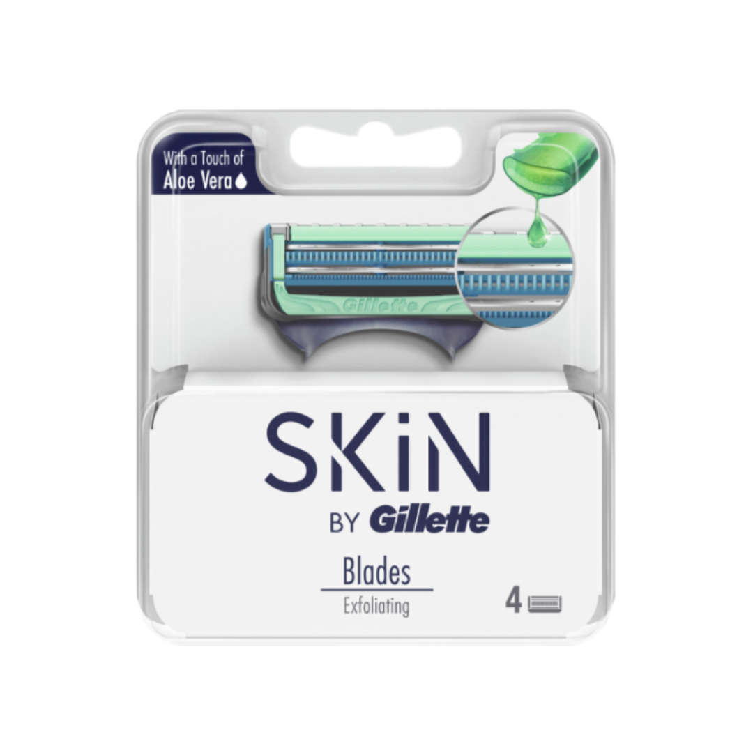 Skin by Gillette 4 pack Exfoliating Blades – Makeup in Australia