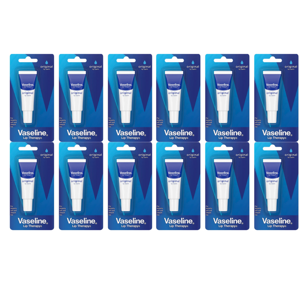 12 x Vaseline Lip Therapy Original Lip Balm – Makeup in Australia